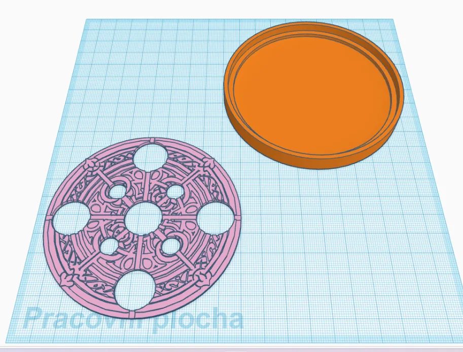 Luxury button by Nina Máčová | Download free STL model | Printables.com