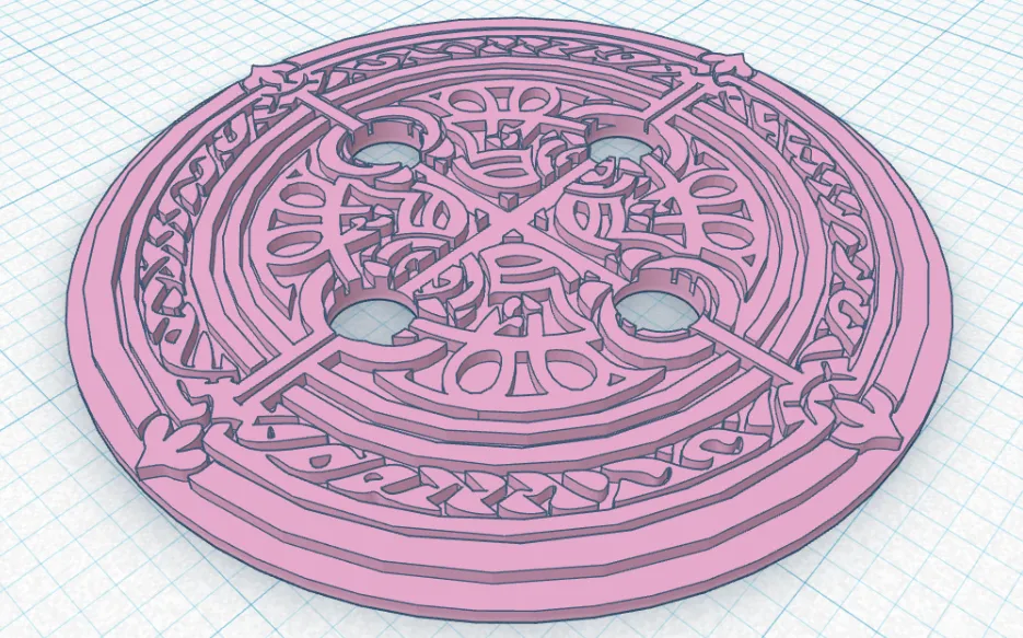Luxury button by Nina Máčová | Download free STL model | Printables.com
