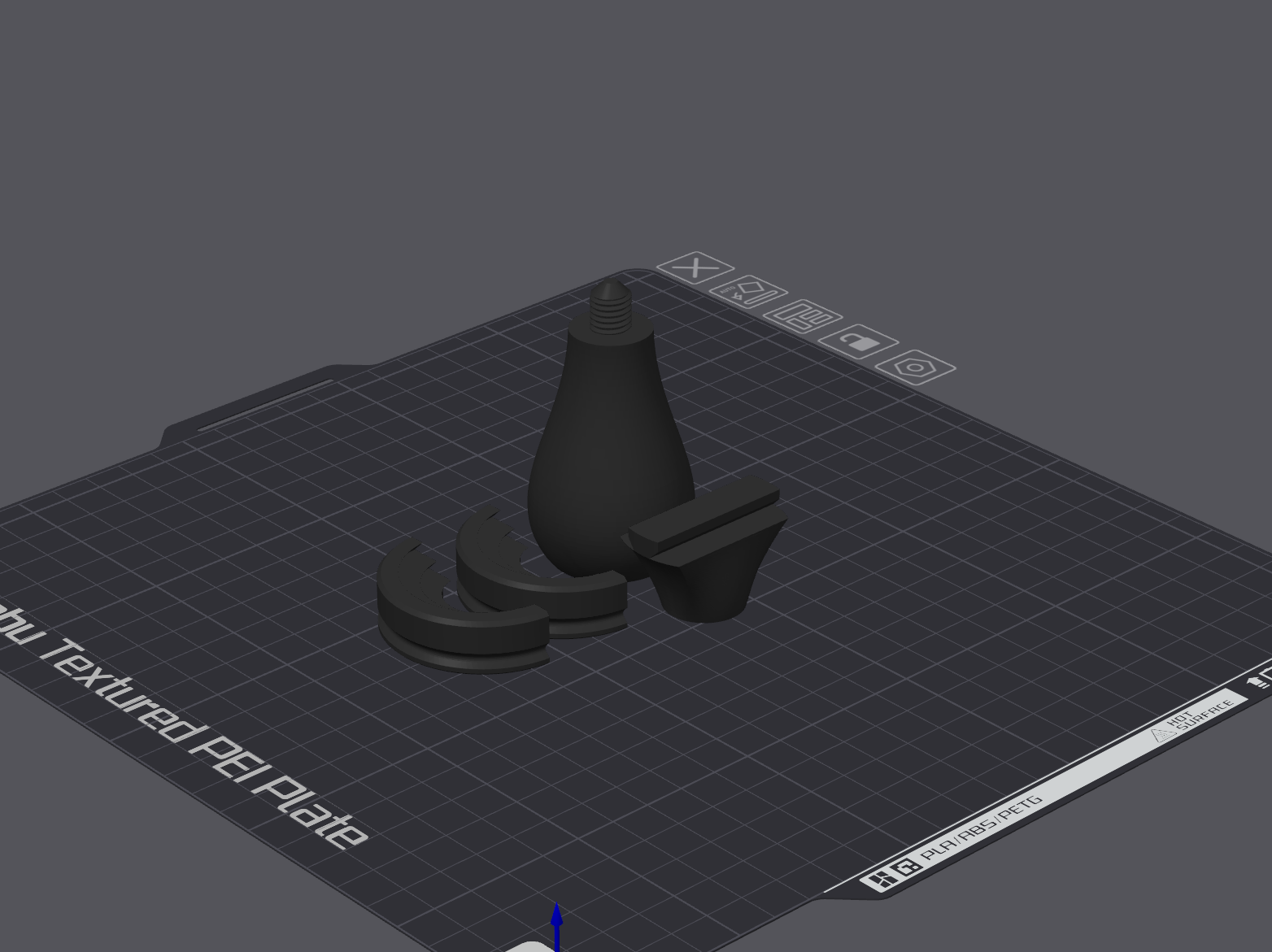 Painting Handle / Holder by Andrei Maris | Download free STL model | Printables.com