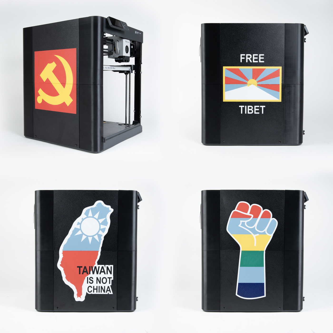 P1P / P1S side covers - Free Tibet, Taiwan by Michael Smith | Download ...