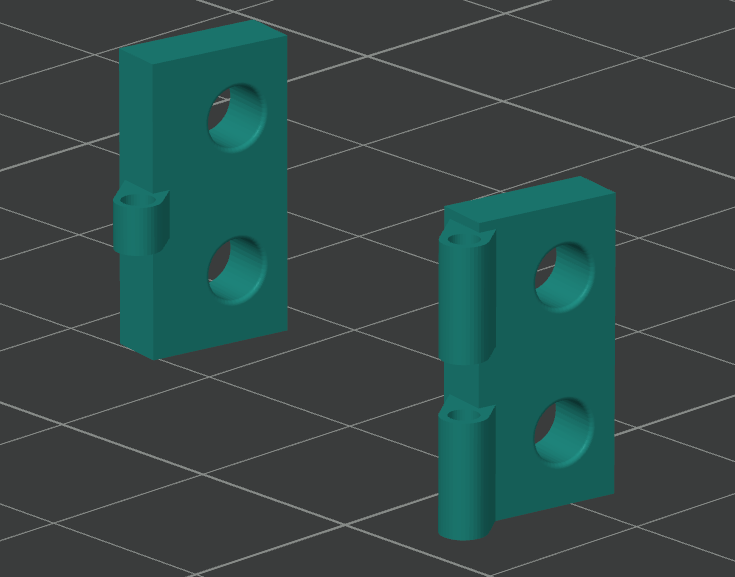Small hinges M3 (bisagras pequeñas M3) by HuyuH | Download free STL ...