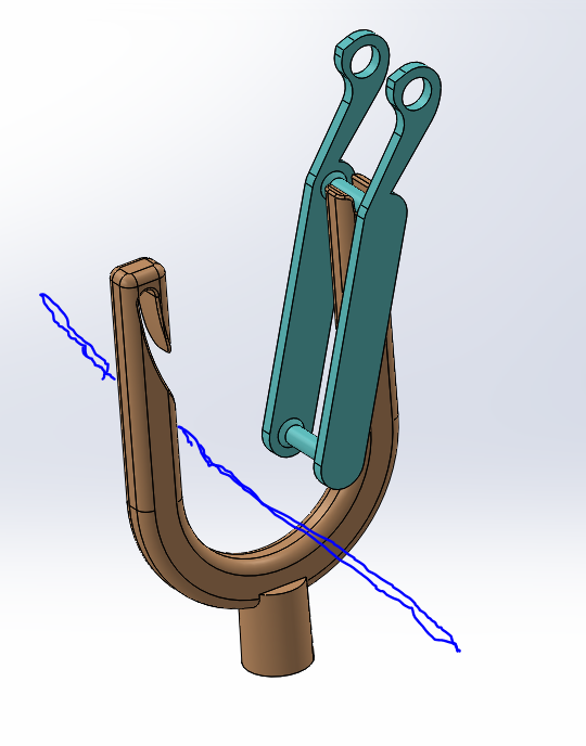 Hook and holder by Cappu cinno | Download free STL model | Printables.com