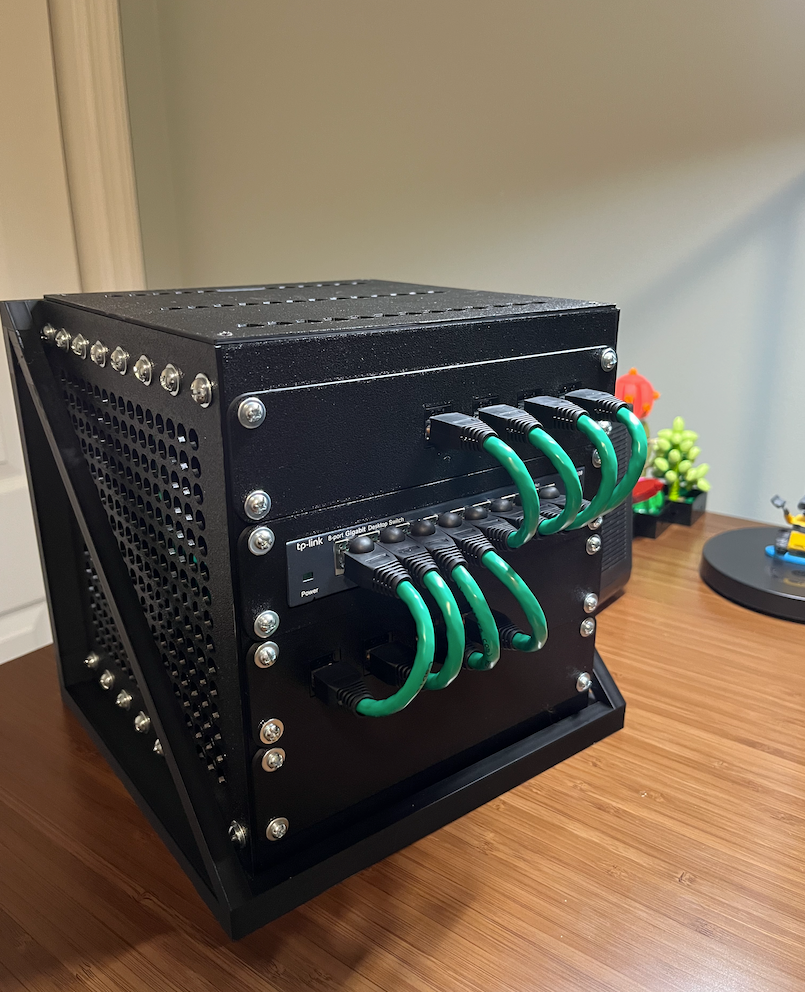 Offset Patch Panels for Mini server rack - TP Link TL-SG108 and ...