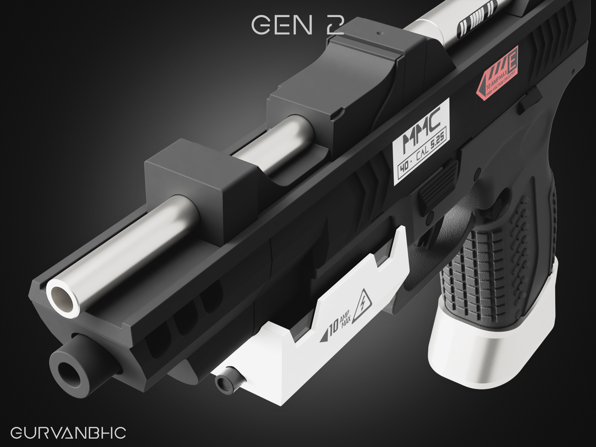 MMC Gun prop (The Expanse) (MCRN) by GurvanBHC | Download free STL ...