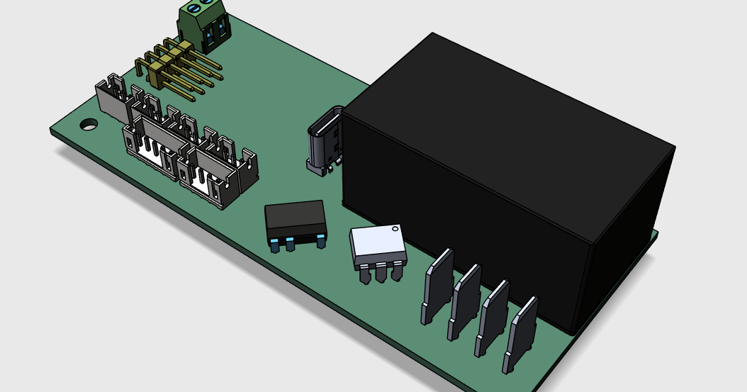 Gaggiuino PCB V3.1 model by Entropy4U | Download free STL model ...