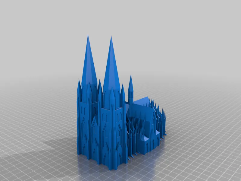 Kölner Dom / Cologne Cathedral by assistantmaster | Download free STL ...