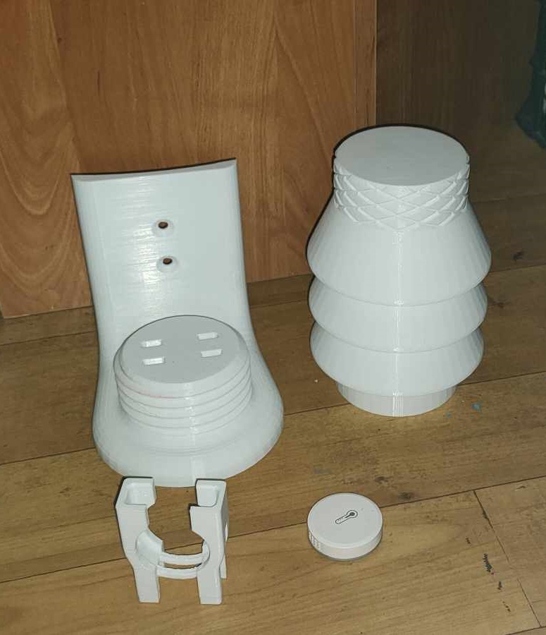 Tuya temperature sensor cover by trupek56 | Download free STL model ...