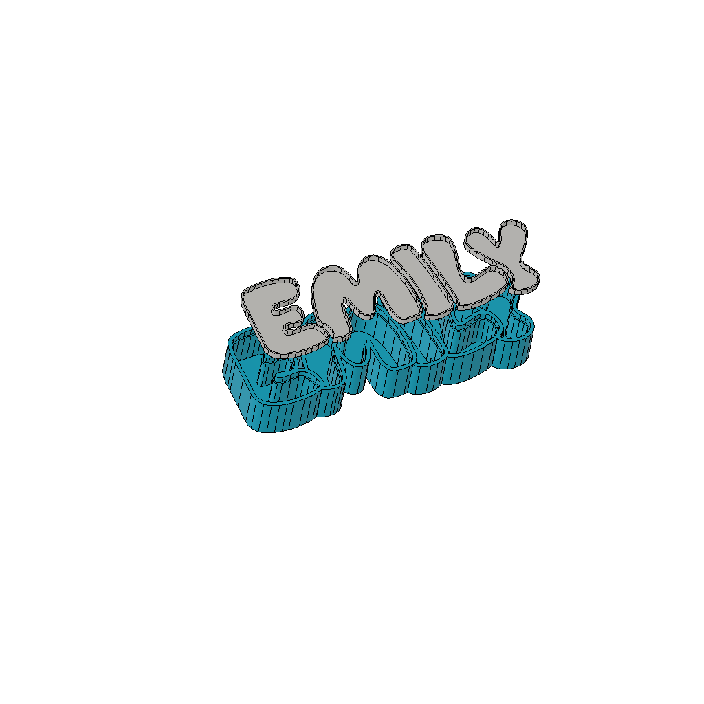 LED Name Emily by OhneName | Download free STL model | Printables.com