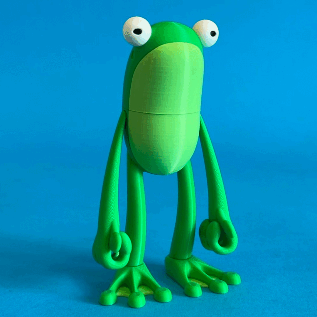 Fly Frog Original Figure by flyfrog | Printables Store