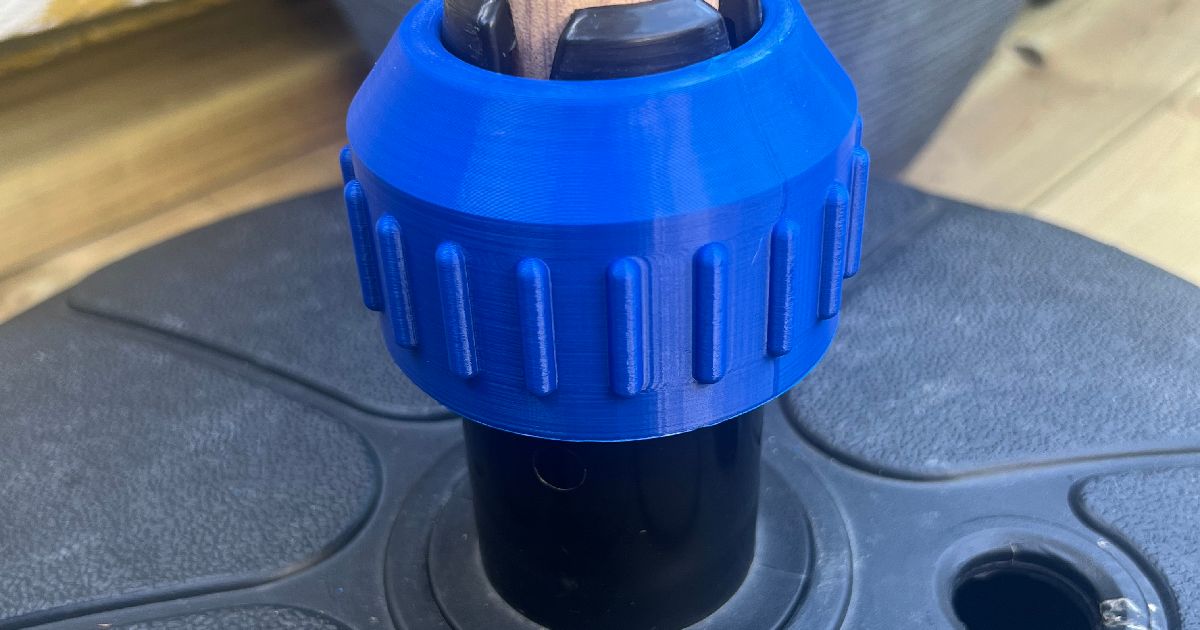 Umbrella stand locking ring by juiceboxjuice | Download free STL model ...