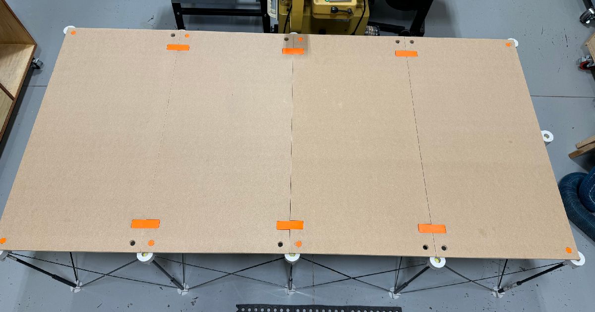 Bora Centipede Top with Hold Down Dogs and Sheet Connectors by ...