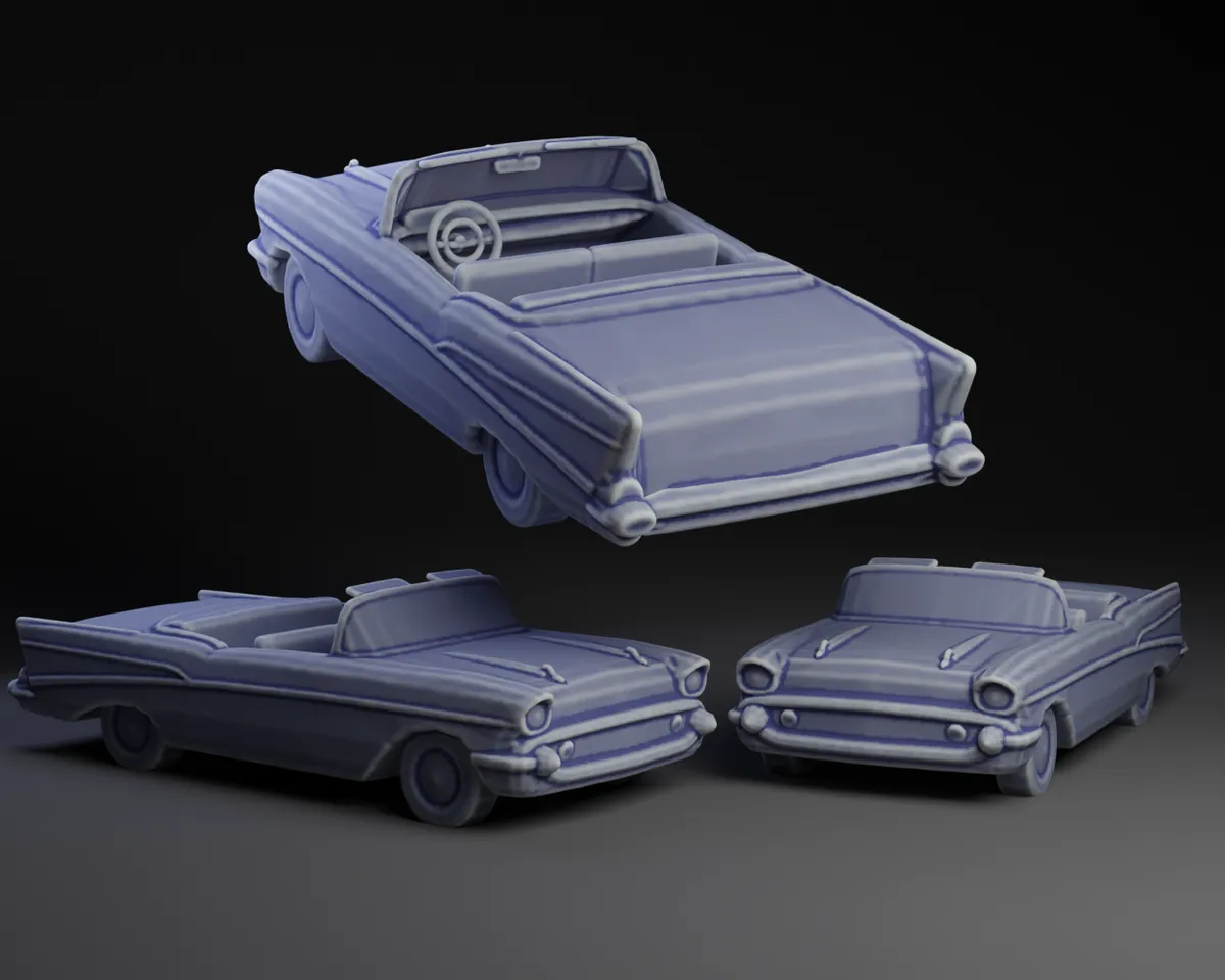 Classic Convertible by Peter Farell | Download free STL model ...