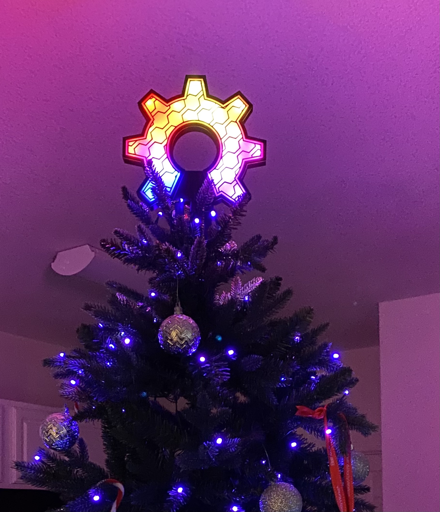 Open Hardware Tree Topper / Decor w/ Neopixel LED's by JohnJ | Download ...