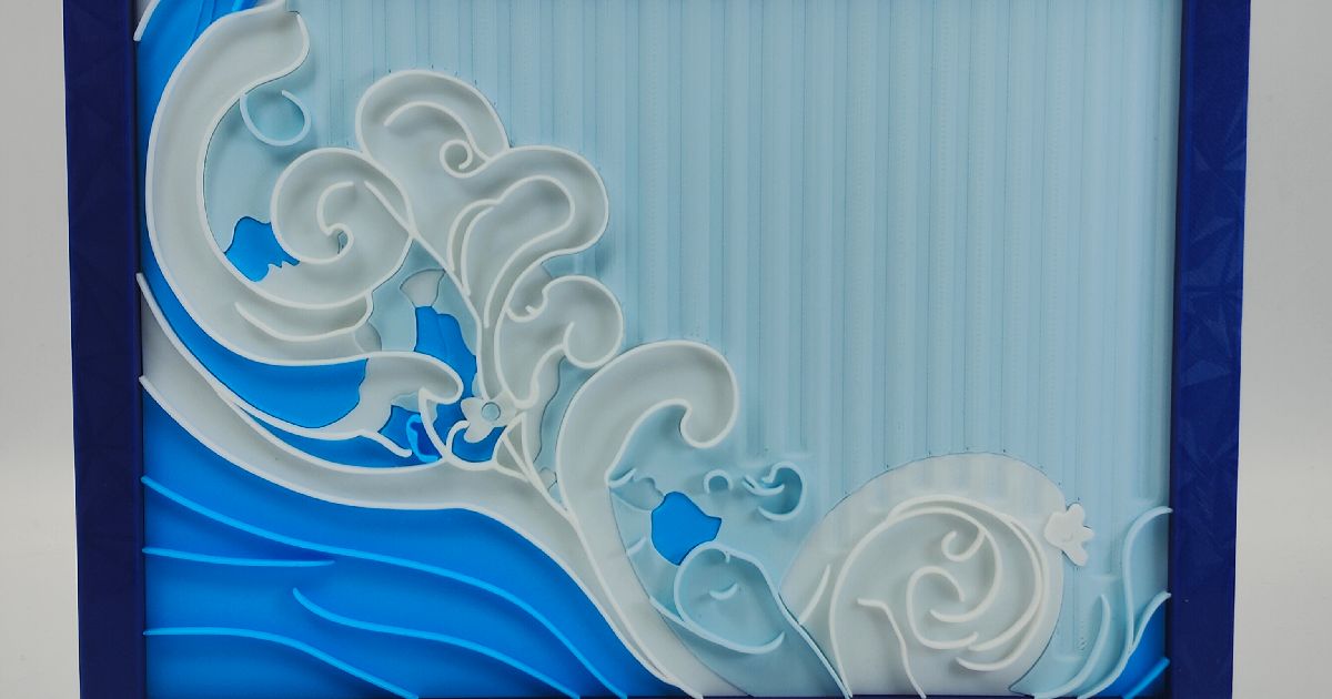 Swirl Wave (A) by TheCraftyMaker | Printables Store