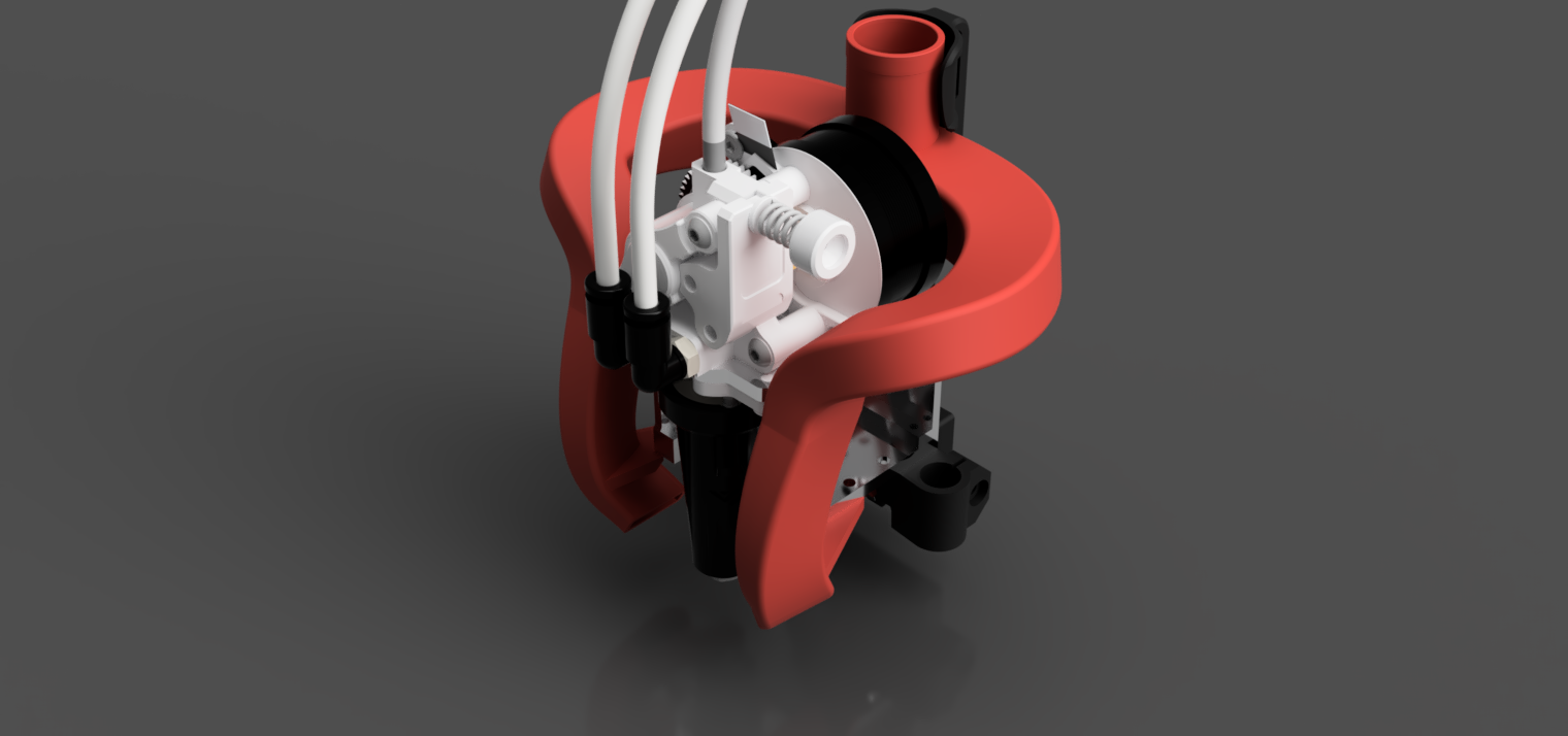 VzBot WaterCooled 3DO cam duct + mount by Shtennek | Download free STL ...