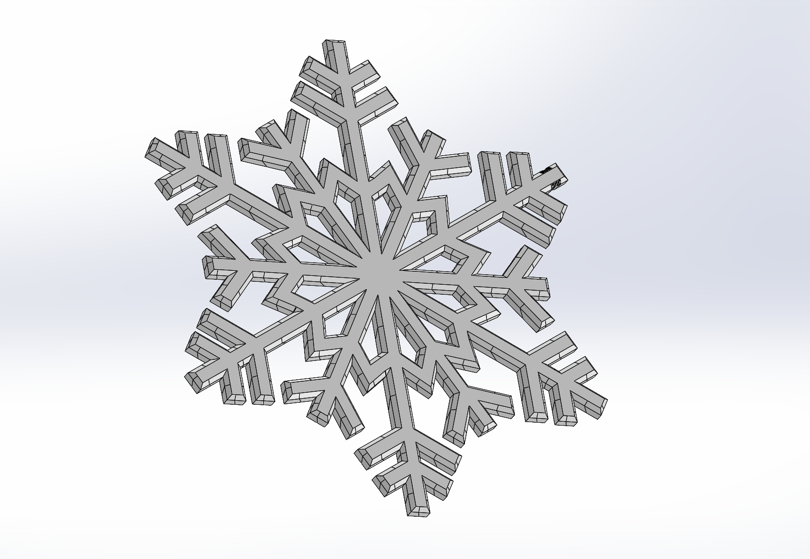 Decoration Snow Flake by rabo | Download free STL model | Printables.com