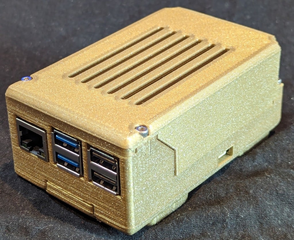 Raspberry Pi 5 Case with Pineberry HatDrive! Bottom by BarbedWire ...