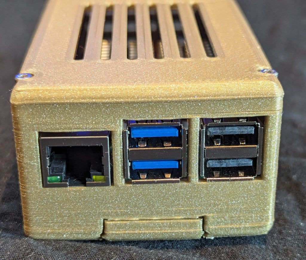 Raspberry Pi 5 Case with Pineberry HatDrive! Bottom by BarbedWire ...