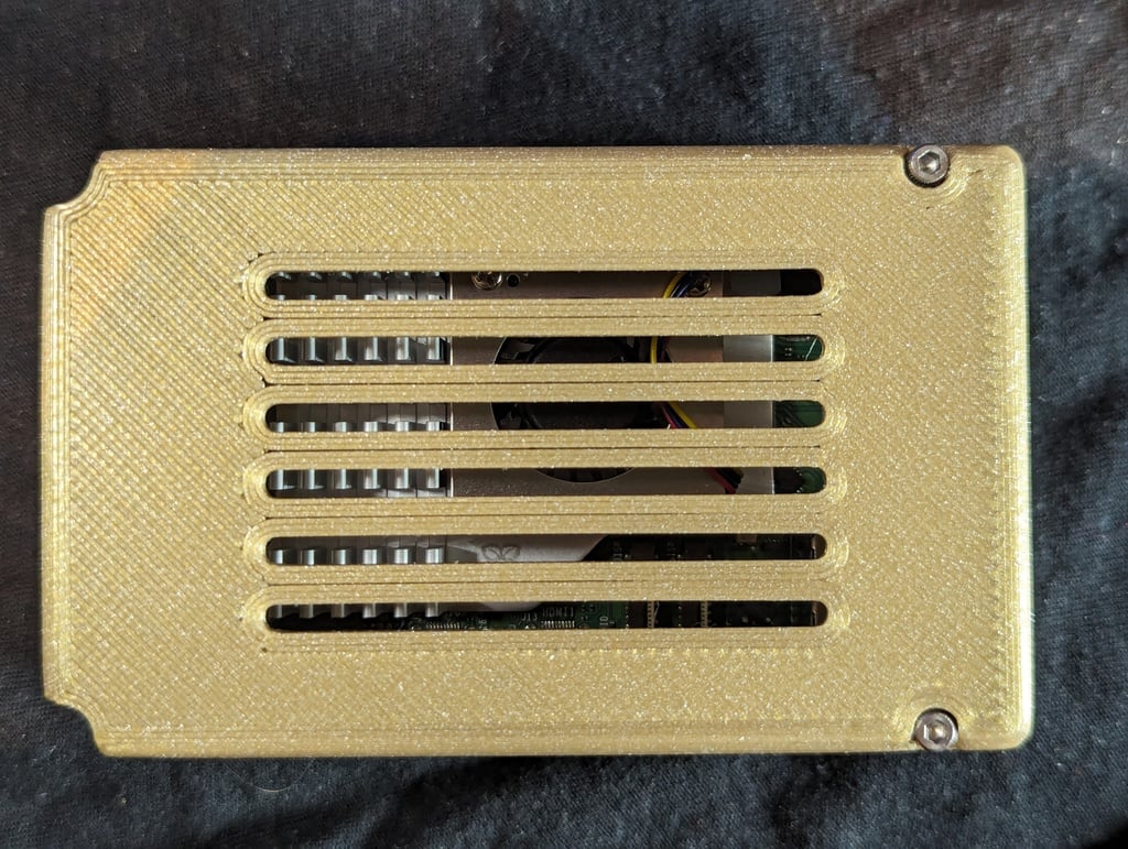 Raspberry Pi 5 Case with Pineberry HatDrive! Bottom by BarbedWire ...