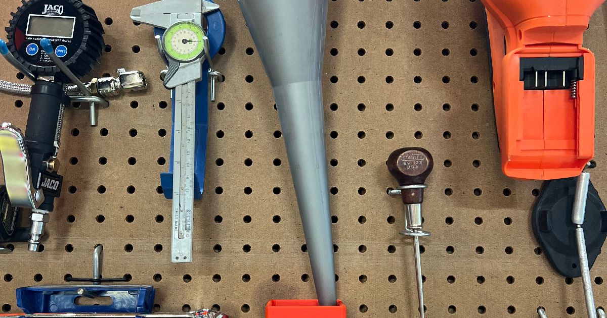Oil Catch for Pegboard Wall (Blank or "Ducatchi") by Ryan Amey ...