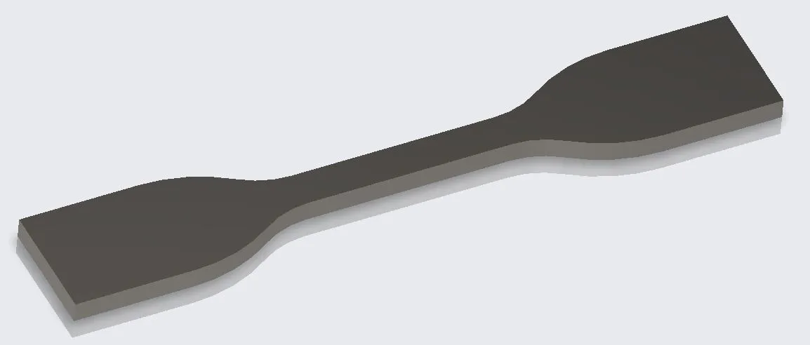 ASTM D638 Type IV "dogbone" by jferris11115 | Download free STL model ...