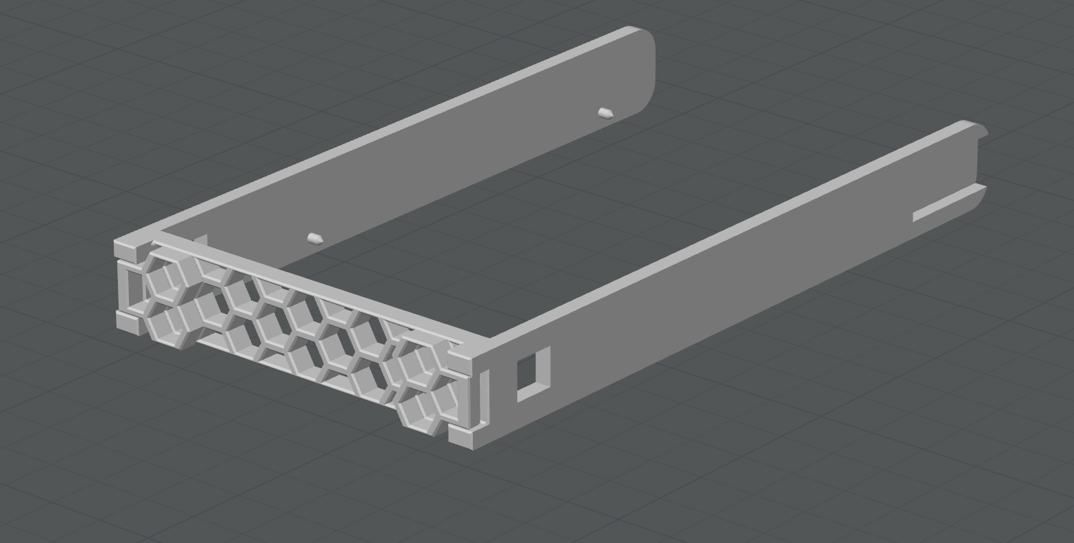 Screwless 2.5" caddy for dell 13th gen by Aimbo | Download free STL ...