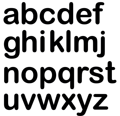 Lower Case Alphabet por Debbie Mattingly | Descargar modelo STL ...