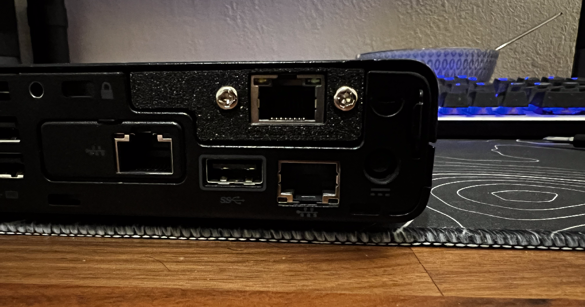 Elitedesk 800 G6 Flex Port 2 Ethernet Bracket by Jon douglas | Download ...