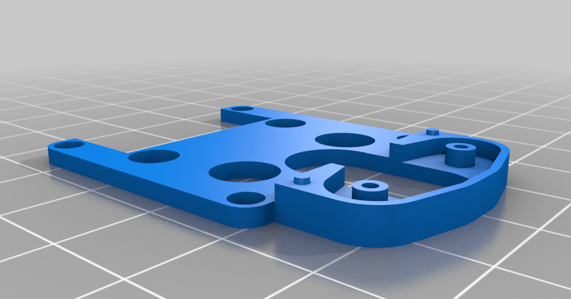 BLTouch bracket for Ultimaker 2 by Kubiekdriehoekje | Download free STL ...