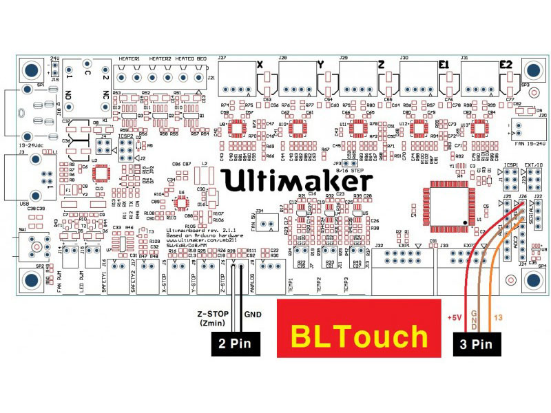 BLTouch bracket for Ultimaker 2 by Marcel Klapwijk | Download free STL ...