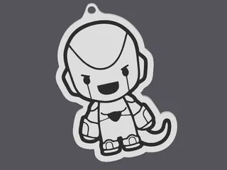 keychain frieza dragon ball Z by chiodoz89 | Download free STL model ...