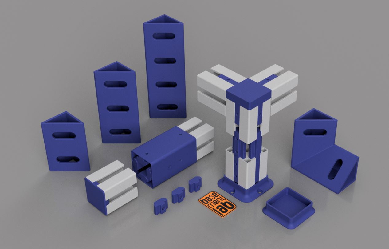 4040 T-slot Aluminium Profile plus Accessories for profile system ...