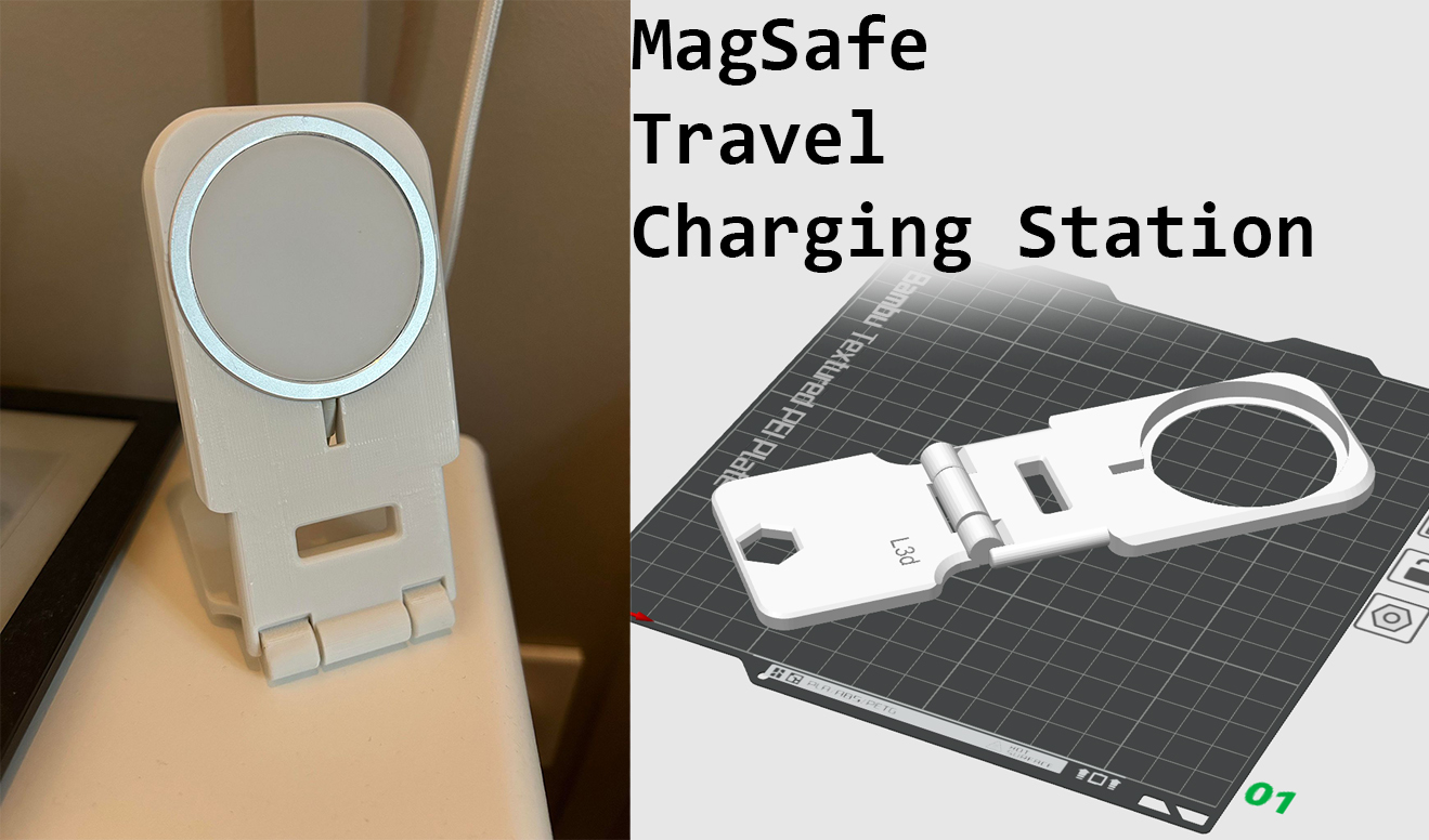 MagSafe Travel Charging Station by La3emedimension | Download free STL ...