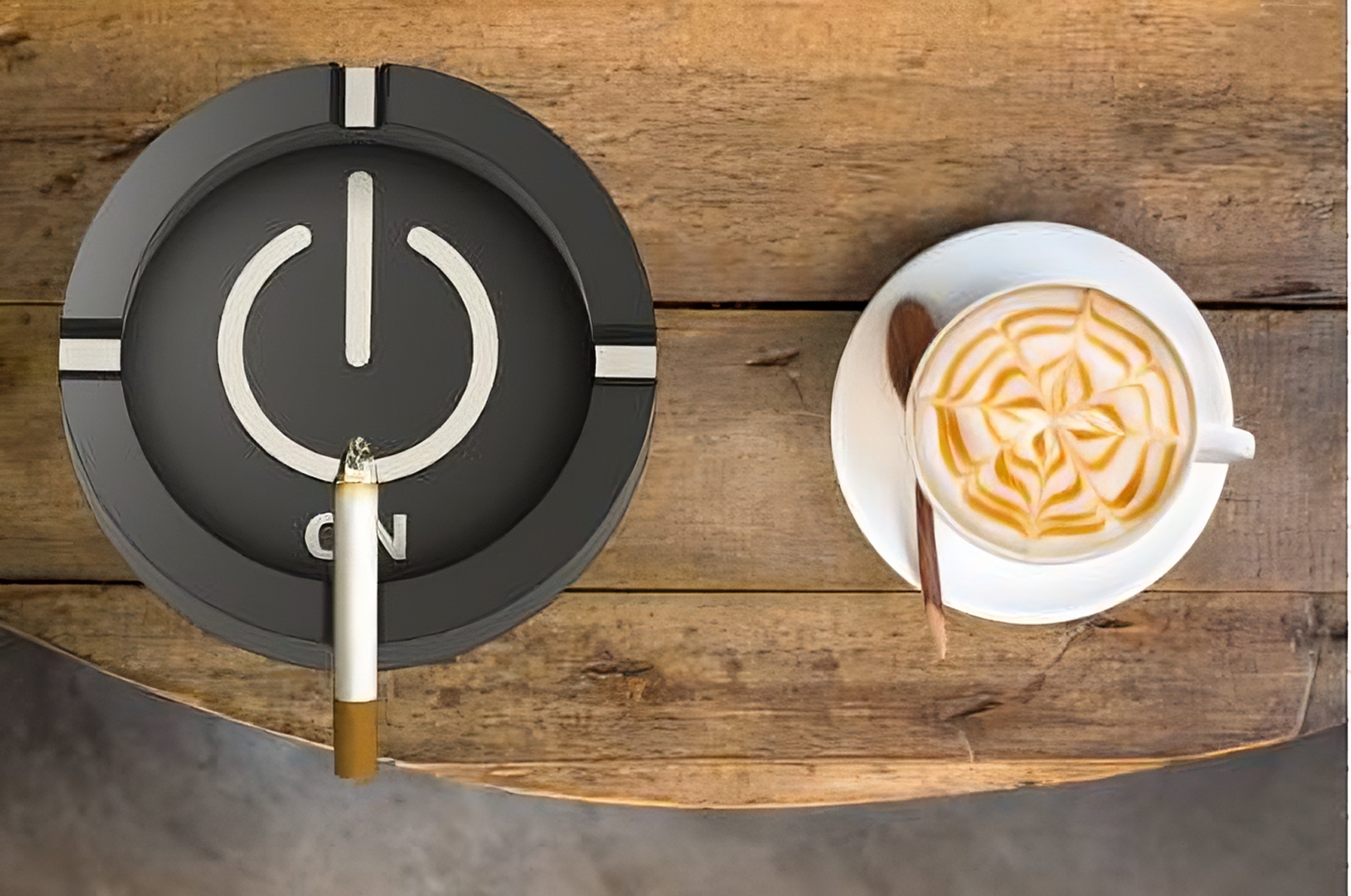 "ON" Ashtray by marroquino | Download free STL model | Printables.com