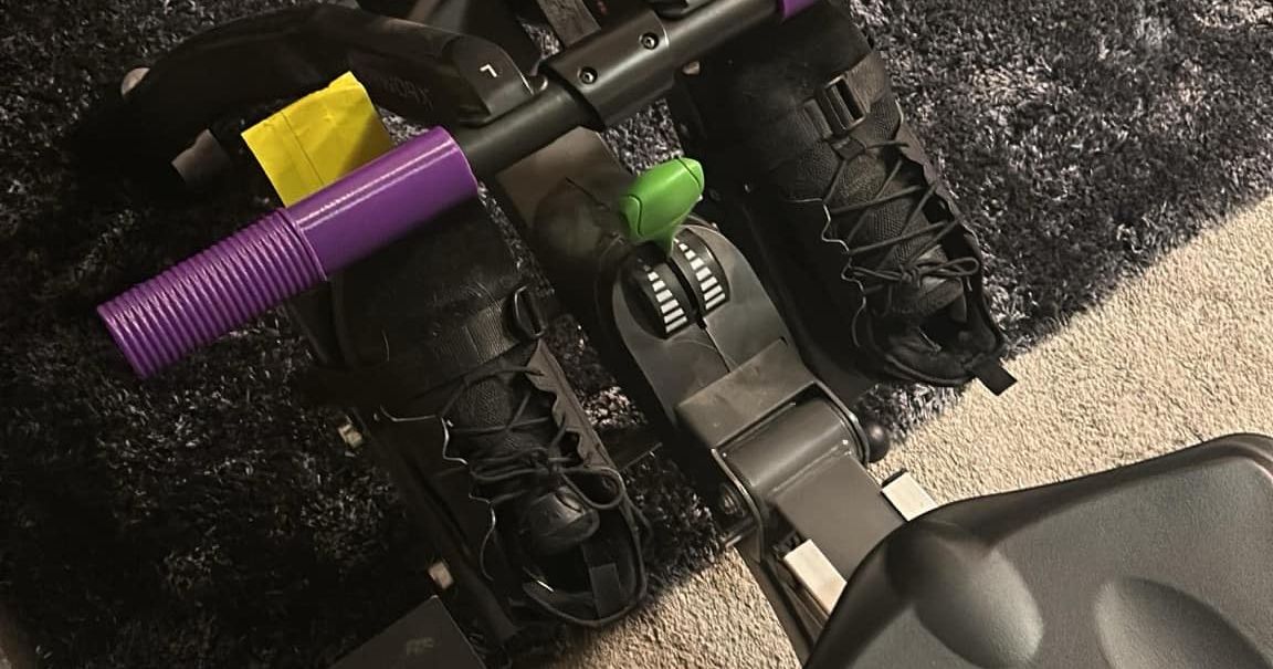 Rowing machine grip extension by Niforean | Download free STL model ...