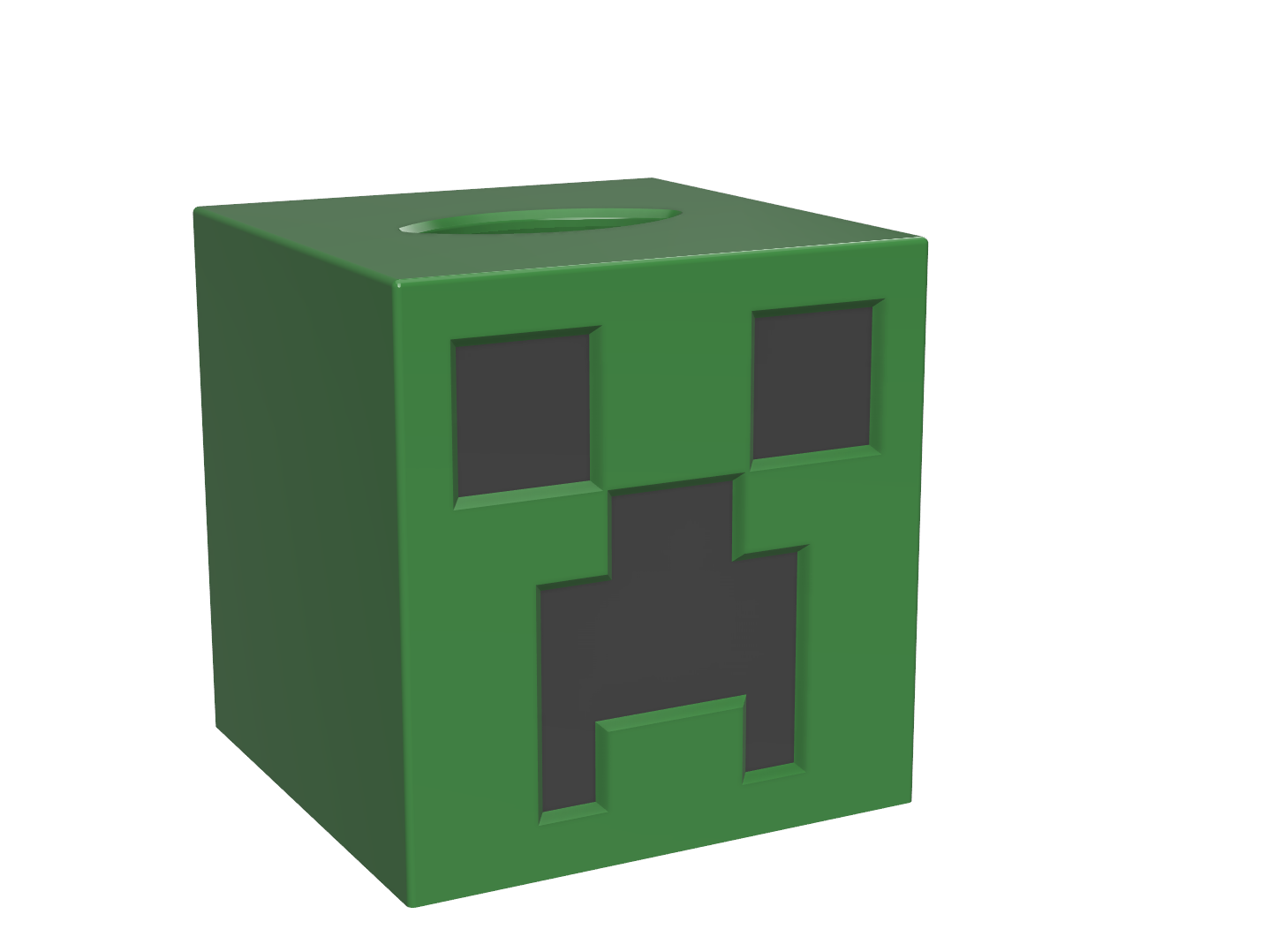 Creeper tissue box by DJ0Z0 | Download free STL model | Printables.com