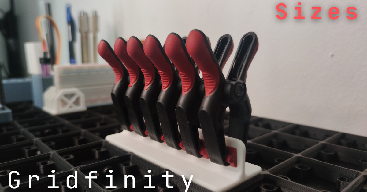 Gridfinity Clamp Holder by Manos | Download free STL model | Printables.com