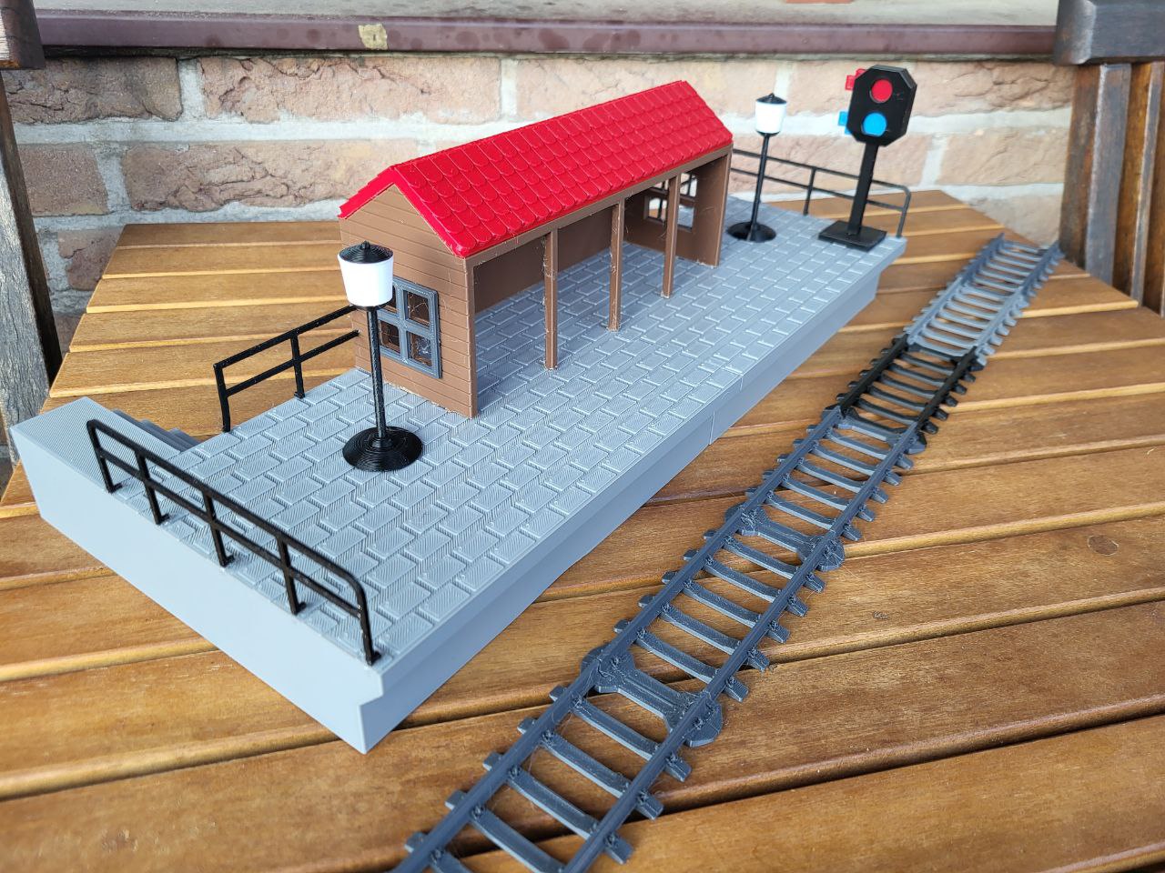 Toy Train Station by ASKA Modelle | Download free STL model | Printables.com