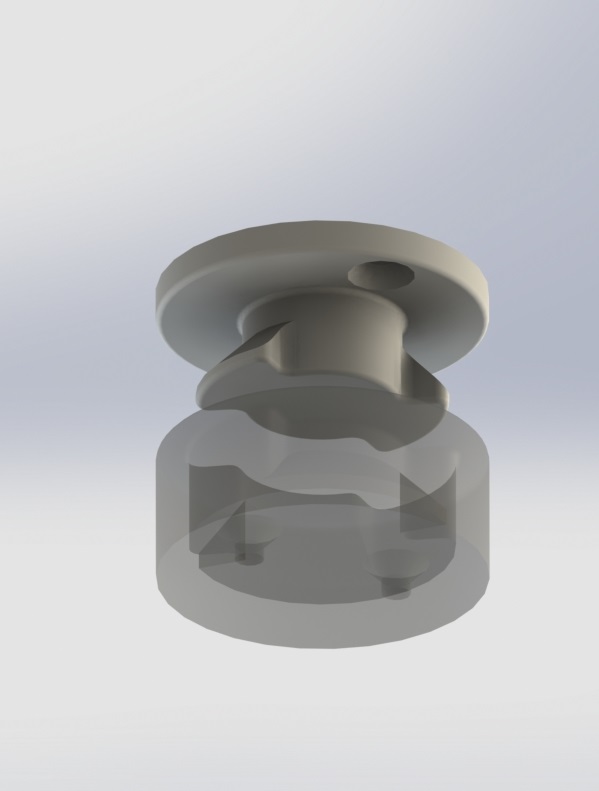 wall mount (quarter-turn fixing) by Totor | Download free STL model ... wall mount (quarter-turn fixing) by Totor | Download free STL model ...