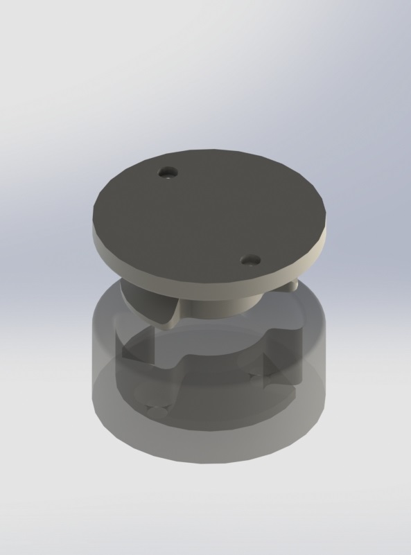 wall mount (quarter-turn fixing) by Totor | Download free STL model ...