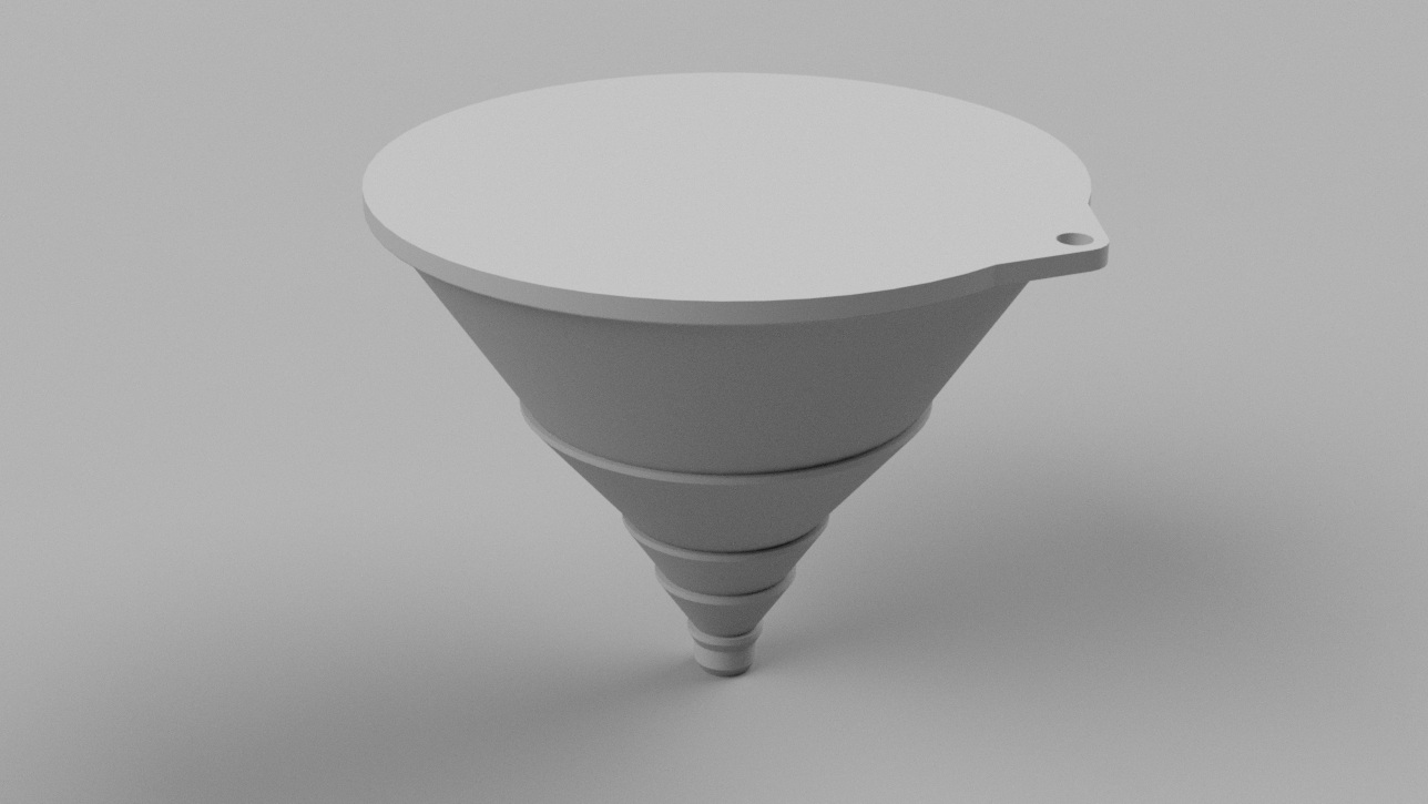 stackable funnel by Menke3D | Download free STL model | Printables.com