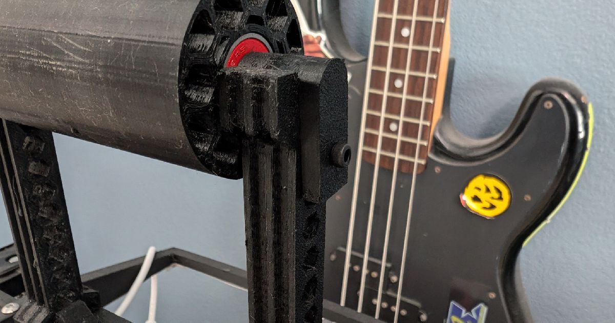 Retaining tabs for spool ends by Adam McCarter | Download free STL ...