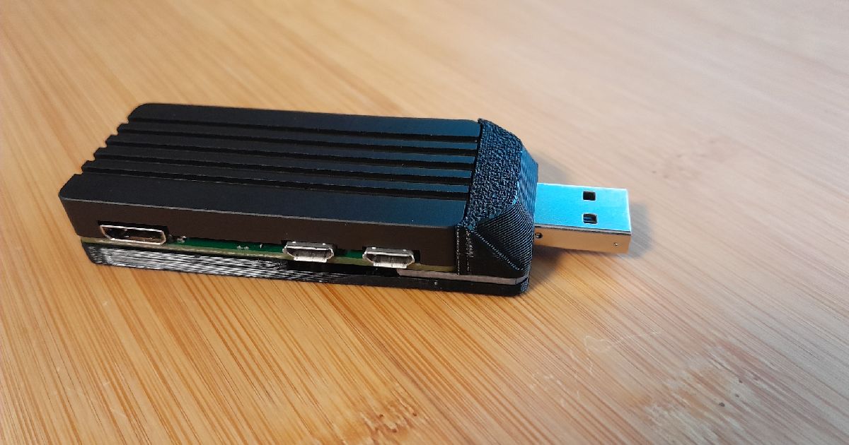 Raspberry Pi Zero USB Adapter Dongle with Heatsink by Seventy9 ...