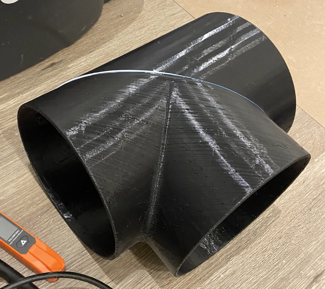 Duct Tee - 8 Inch by Jer | Download free STL model | Printables.com