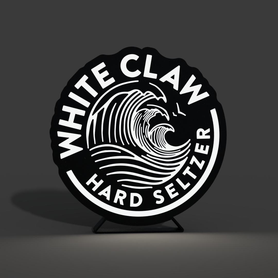 White Claw Lightbox LED Lamp by braga3dprint | Printables Store