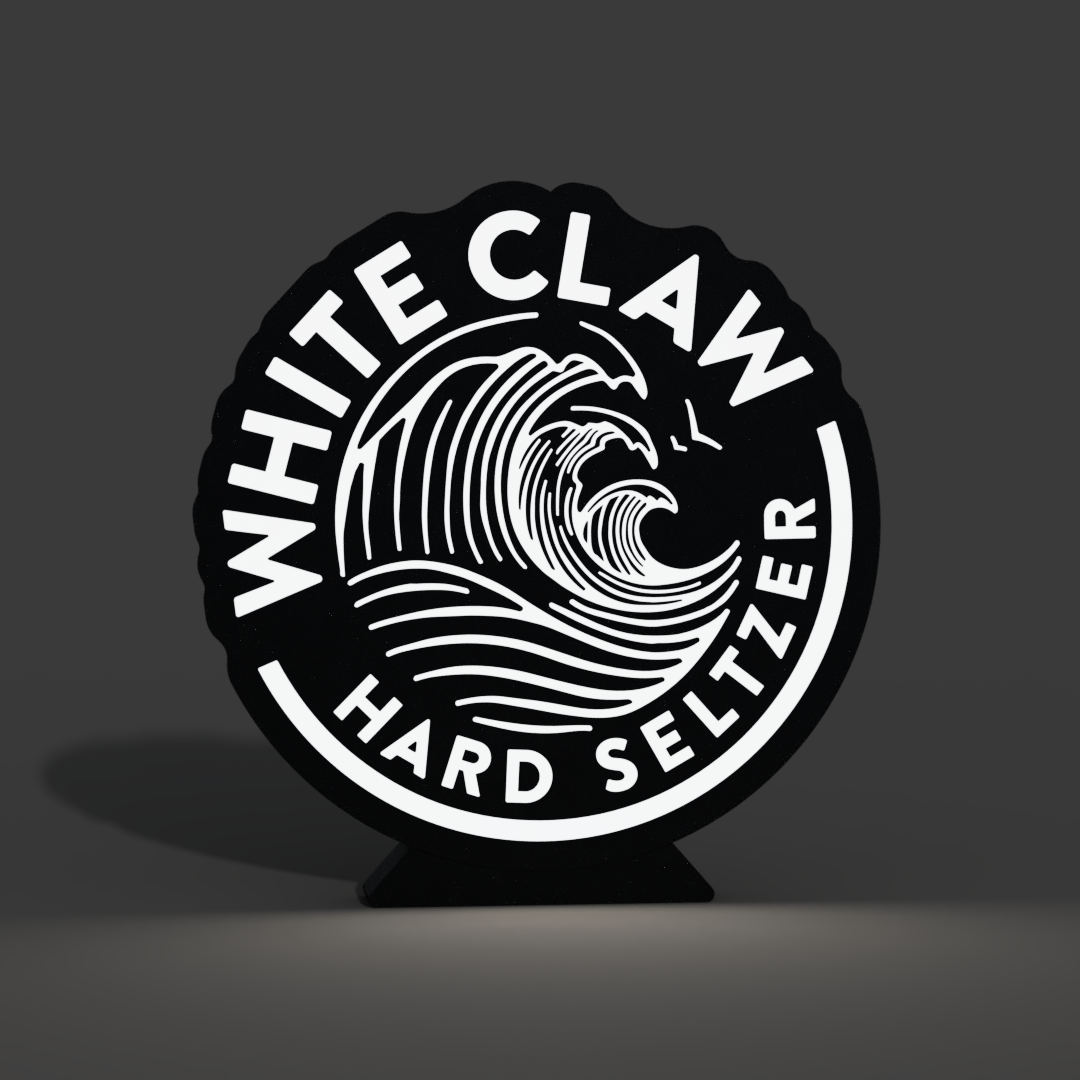 White Claw Lightbox LED Lamp by braga3dprint | Printables Store