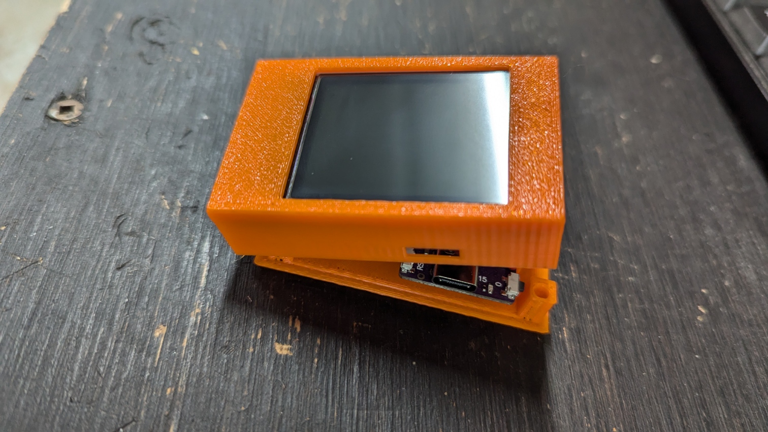 ST7735 1.8" TFT display module with ESP32-S2 mini enclosure (Cabinet ...