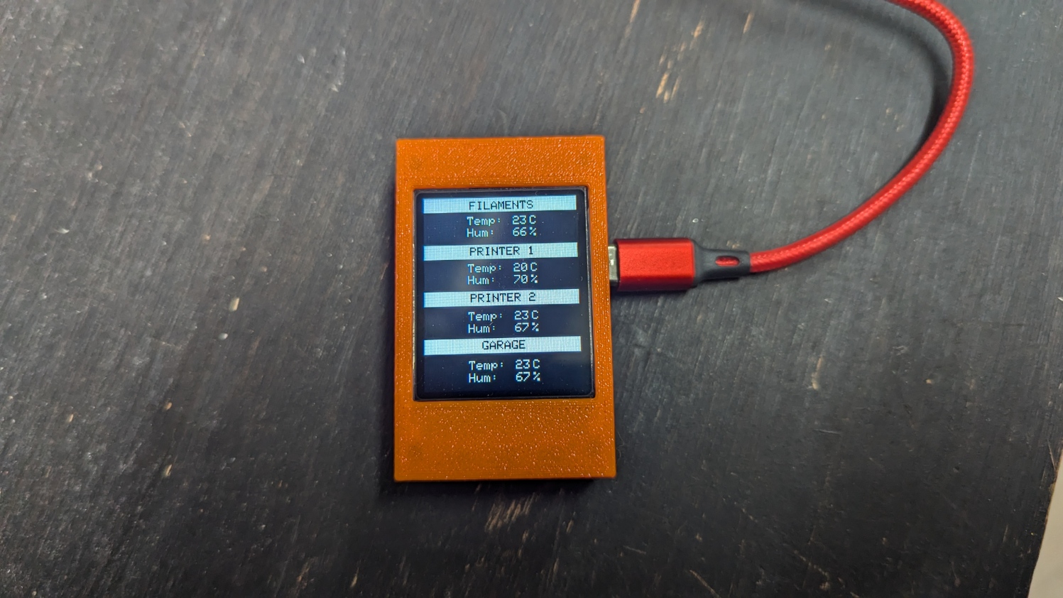 St7735 1 8 Tft Display Module With Esp32 S2 Mini Enclosure By Jc3d