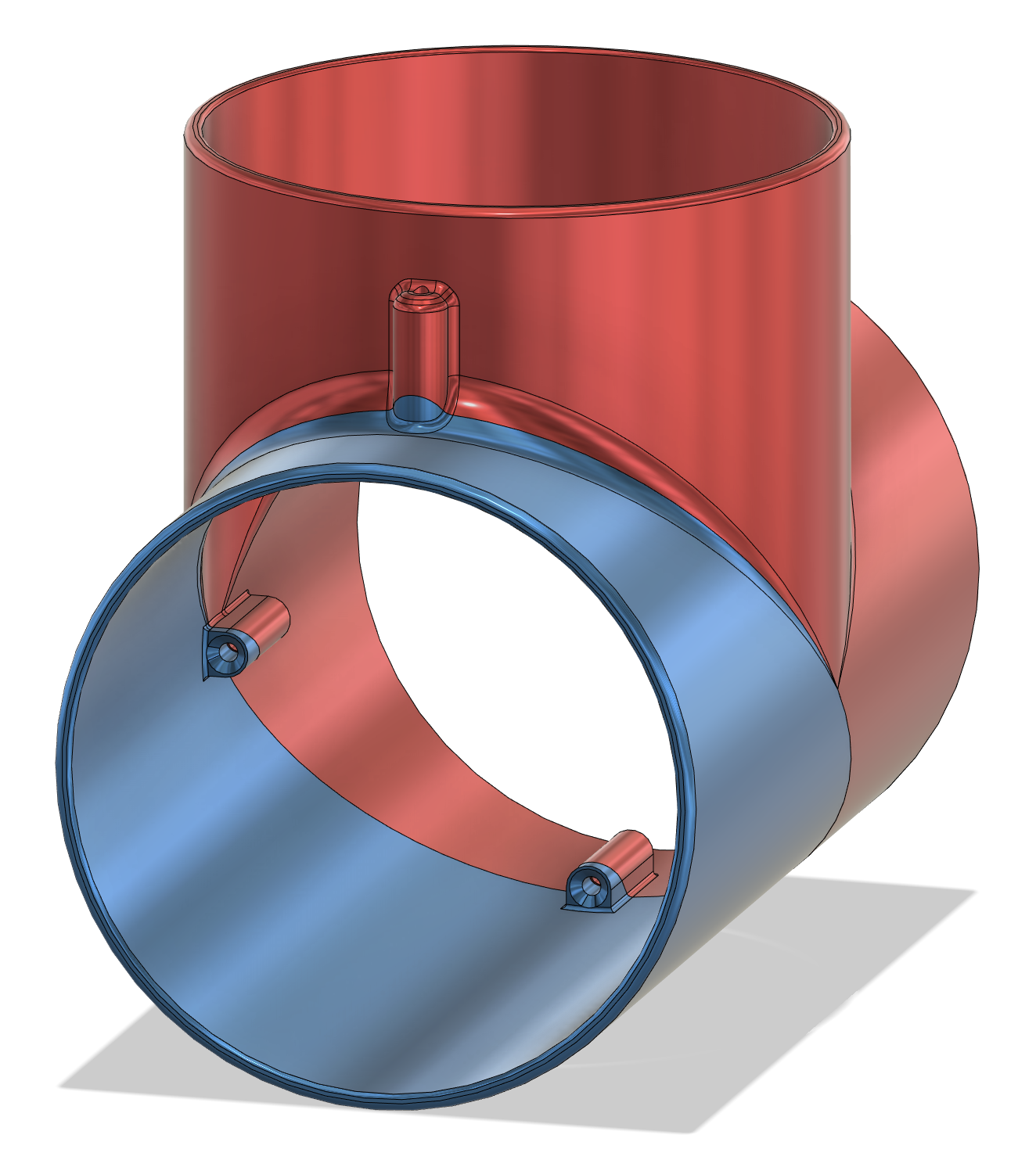 Duct Tee - 6 Inch by Jer | Download free STL model | Printables.com