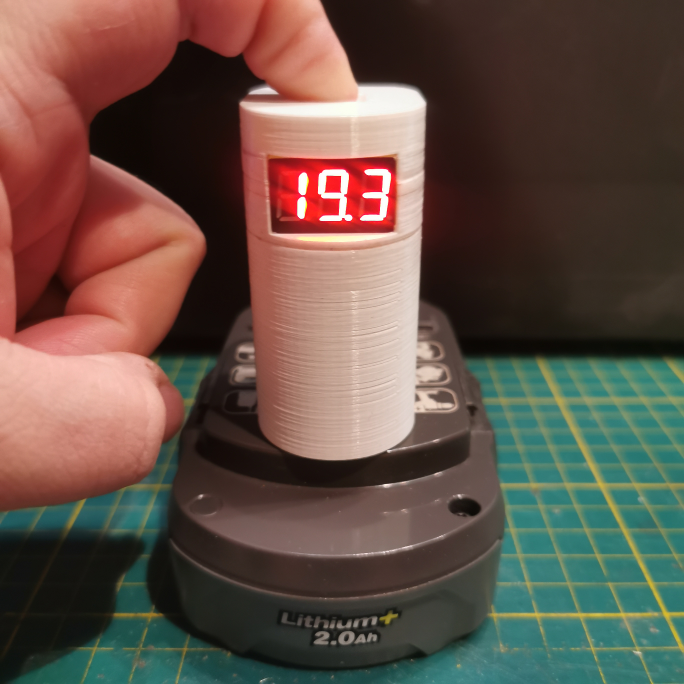 [8tm] RYOBI One+ battery cover with volt meter v2.1 by tmseth ...